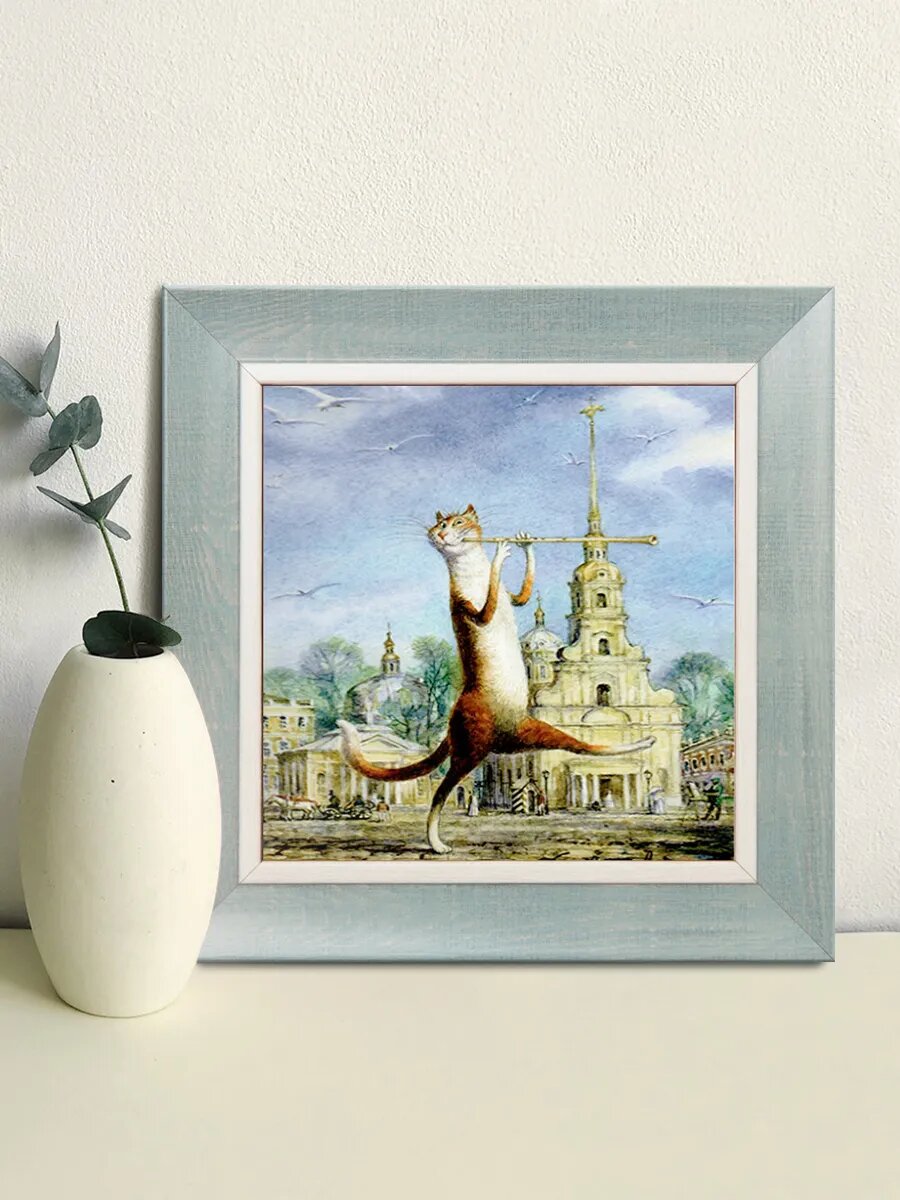 Картина на стену. Питерские коты