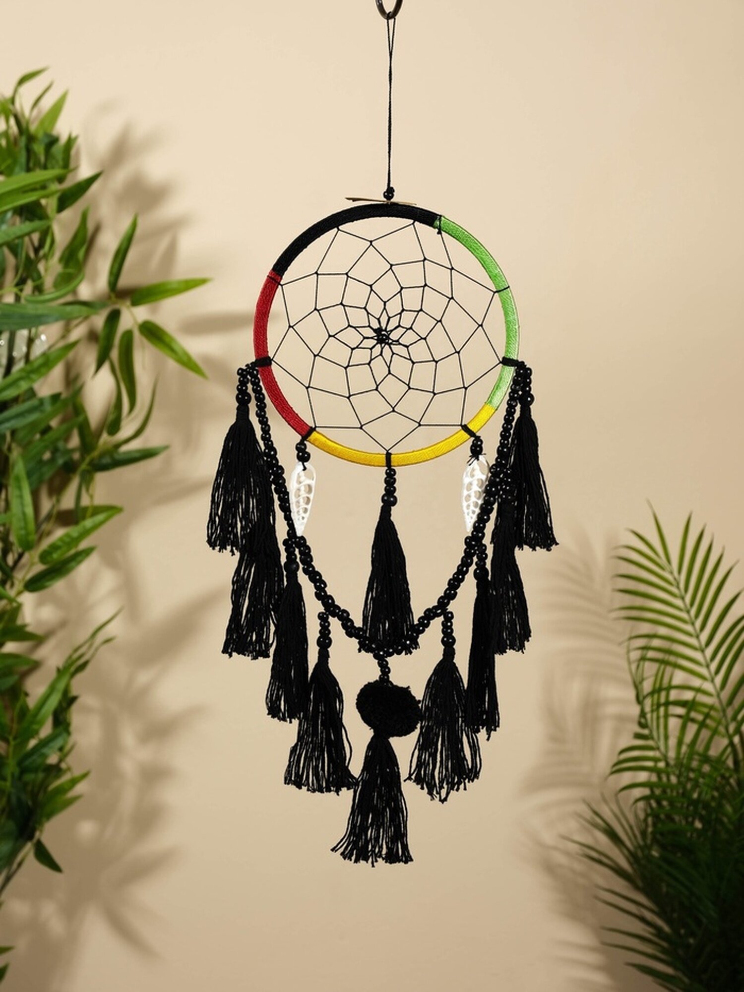 Ловец снов Сима-ленд "Бесконечность", дерево, текстиль, пластик, 17x50 см