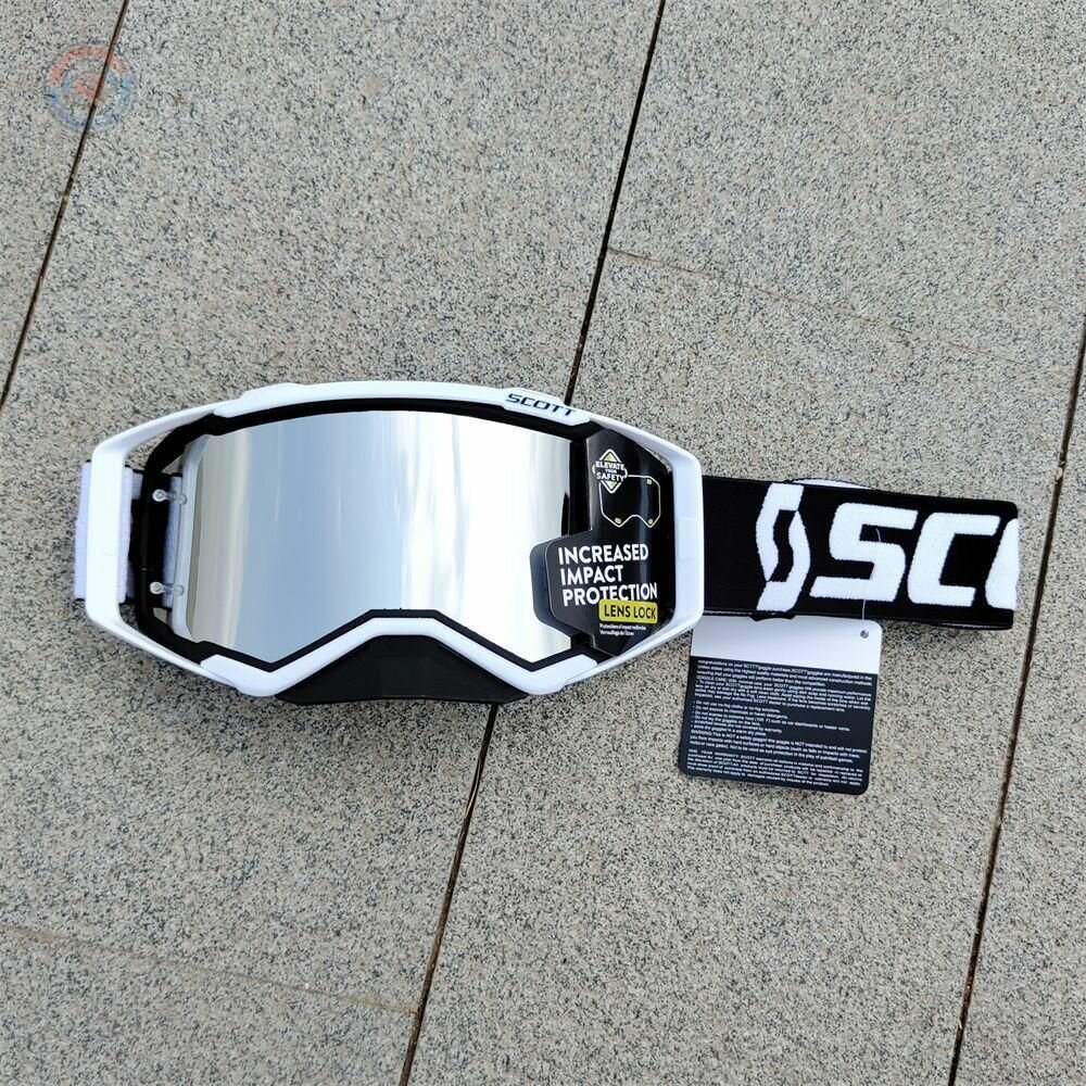 Мужские лыжные очки SCOTT для мотокросса и мотоциклетного шлема с защитой от ветра, пыли и УФ-лучей