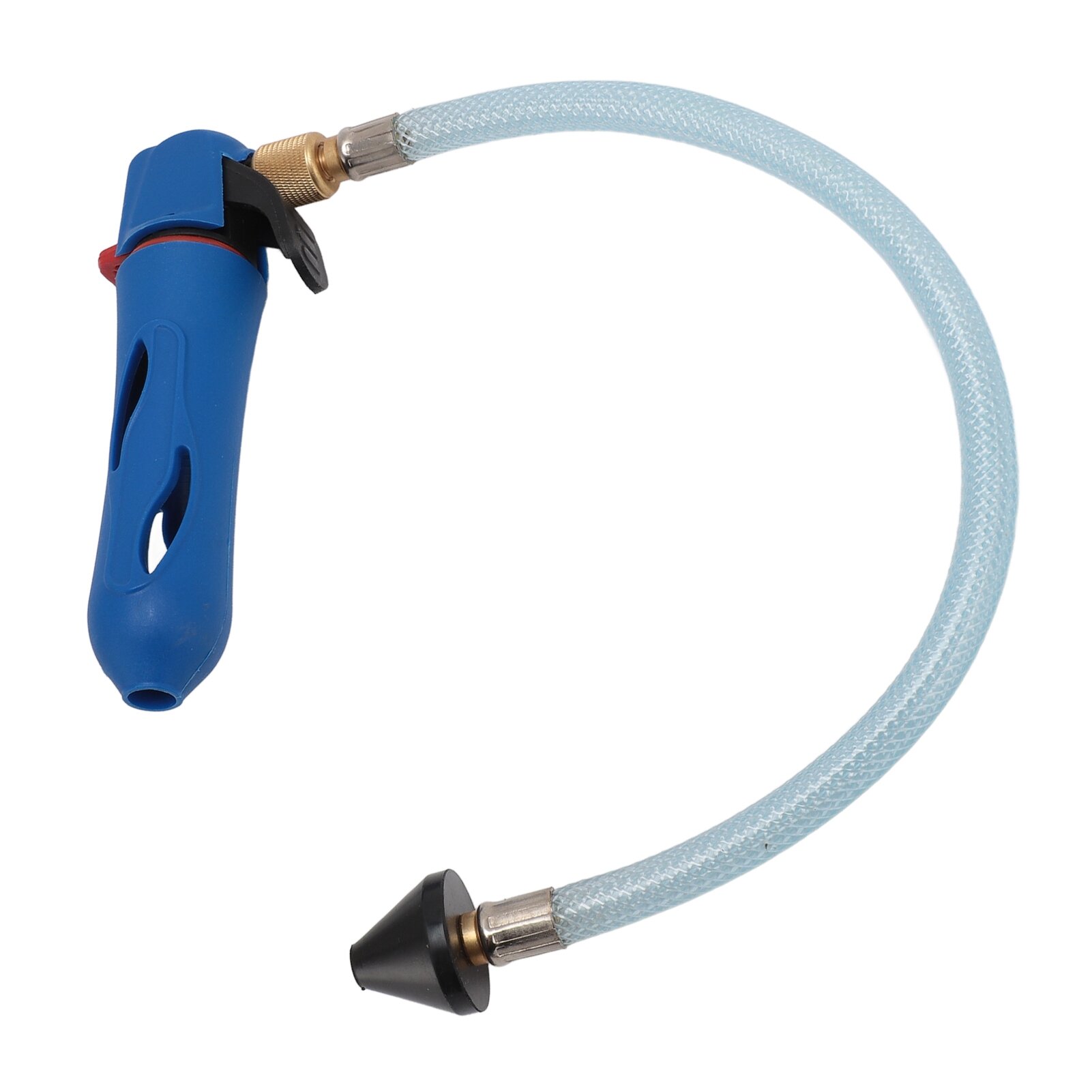 Инструмент для очистки дренажной линии переменного тока со шлангом, АБС-пластик, латунь, простой в эксплуатации портативный инструмент для открывания линии конденсата, синий