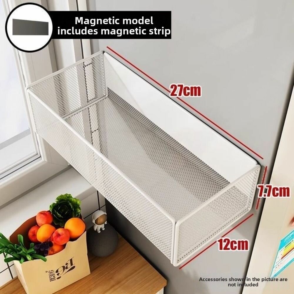 Коробка для хранения с магнитным креплением 15.7×12×7.7 см, для дома, офиса, кухни — фото 1