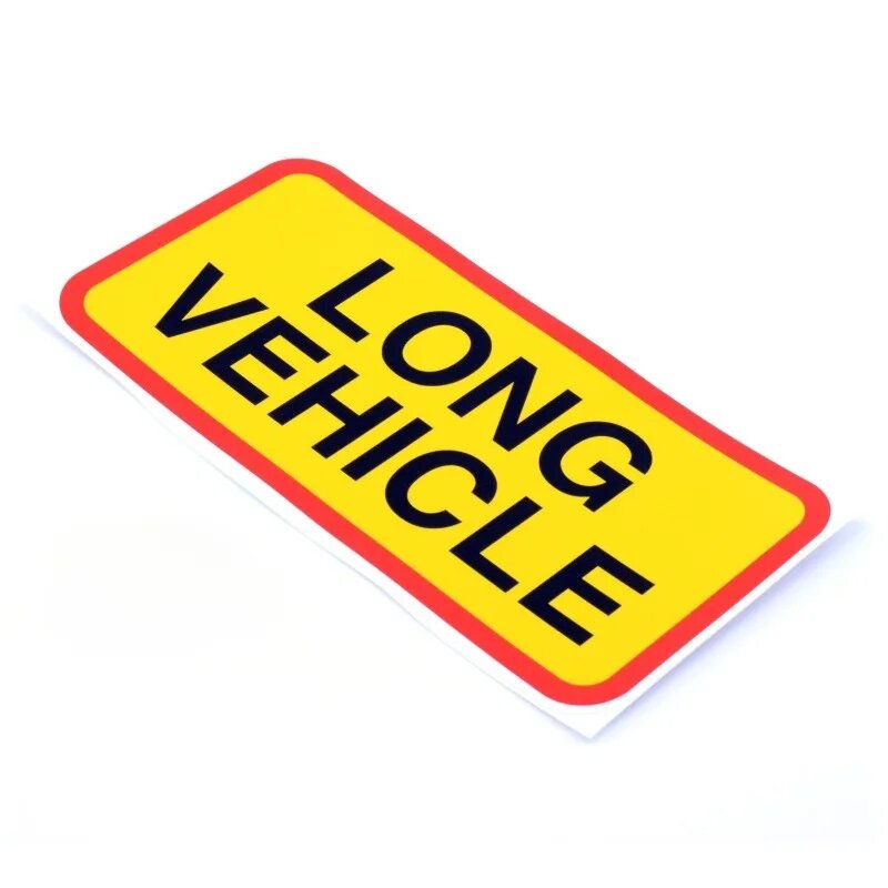 Автомобильная наклейка, длинная предупреждающая наклейка для автомобиля, бампер автомобиля, 20cm