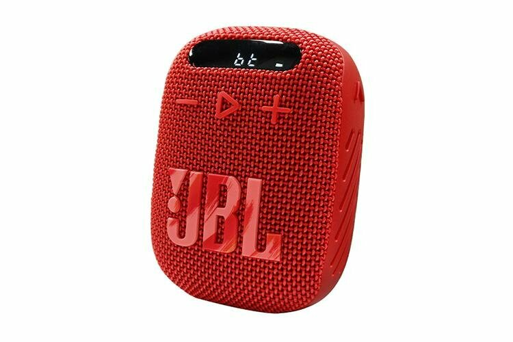 Беспроводные колонки JBL, красные, Bluetooth, до 20 часов воспроизведения