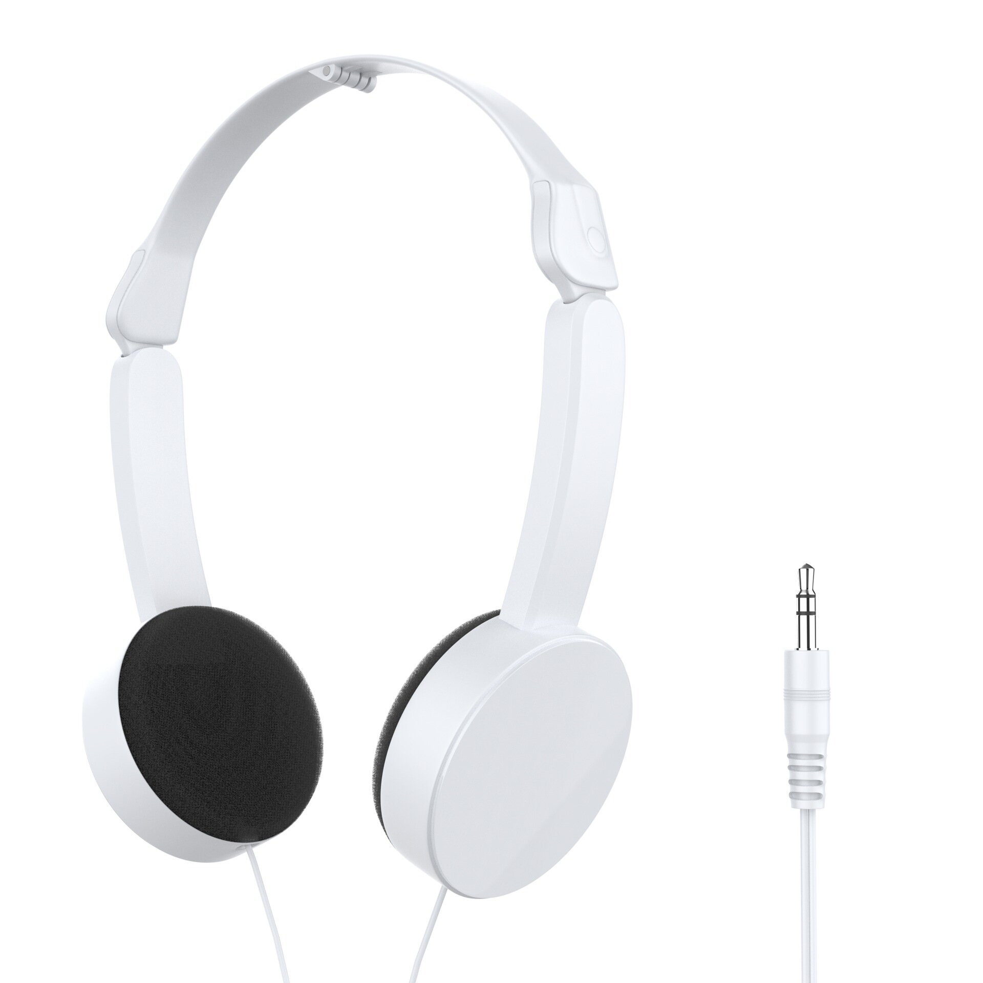 Гарнитура Spot Macaron Headset, проводная, для детей, белая