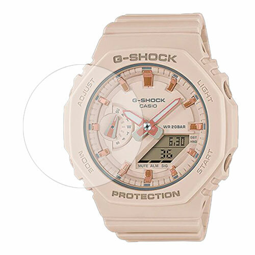 Скрин Мобайл защитный экран для часов Casio GMA-S2100-4A из гидрогелевая плёнка прозрачная