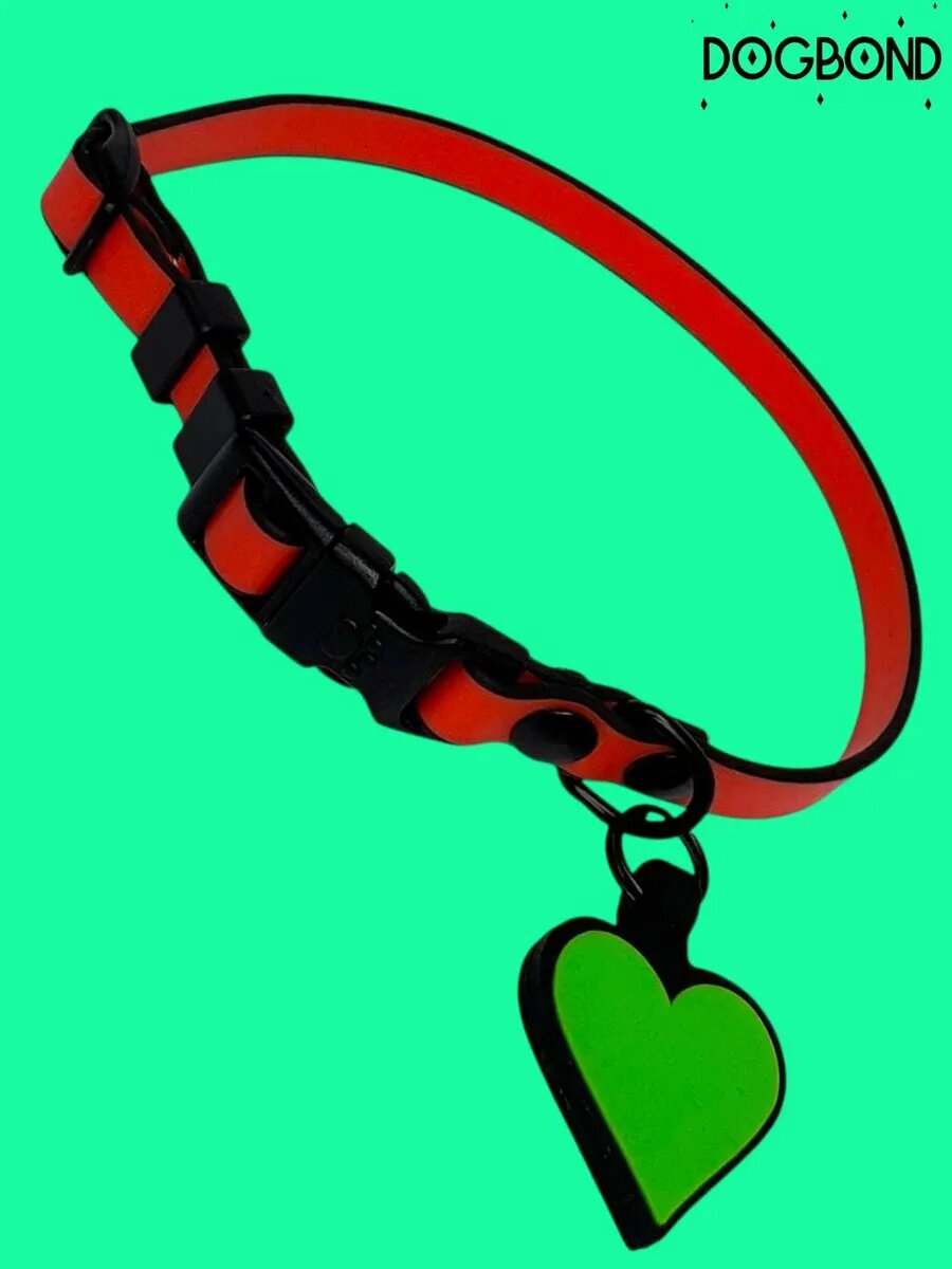 Dogbond Шнурок для адресника из биотана, 10 мм