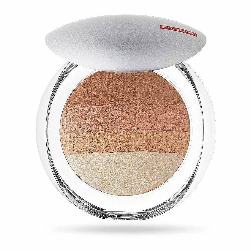 Пупа Румяна-пудра универсальная для лица и тела LUMINYS BAKED ALL OVER, № 05 Золотые полосы, 9 гУПА Румяна-пудра универсальная для лица и тела LUMINYS BAKED ALL OVER, № 01 Розовые оттенки, 9 г