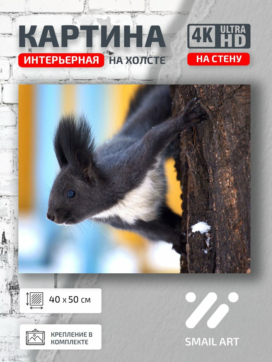 Картина на холсте интерьерная 40 на 50 на стену Дереве Mood для студии атмосфера интерьер