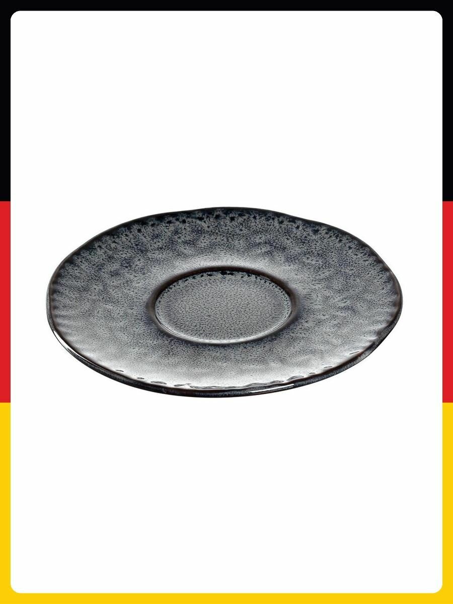 Керамическое блюдце Leonardo MATERA 11 см, антрацит, набор из 4 шт.