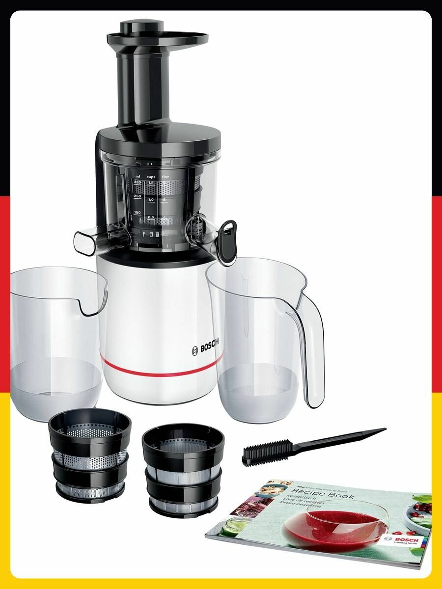 Соковыжималка Bosch MESM500W 150 Вт, белая