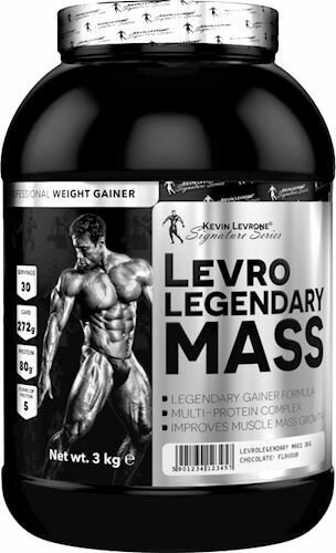 Гейнер для набора массы Kevin Levrone Levro Legendary Mass 3000 г, 15 порций, шоколад БАД