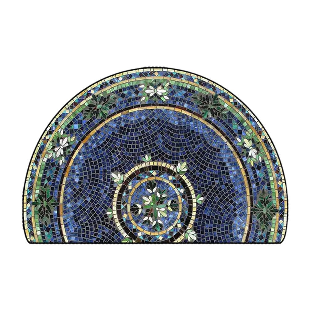 40x60 см, Ретро полукруг, Противоскользящий грязеотталкивающий и износостойкий