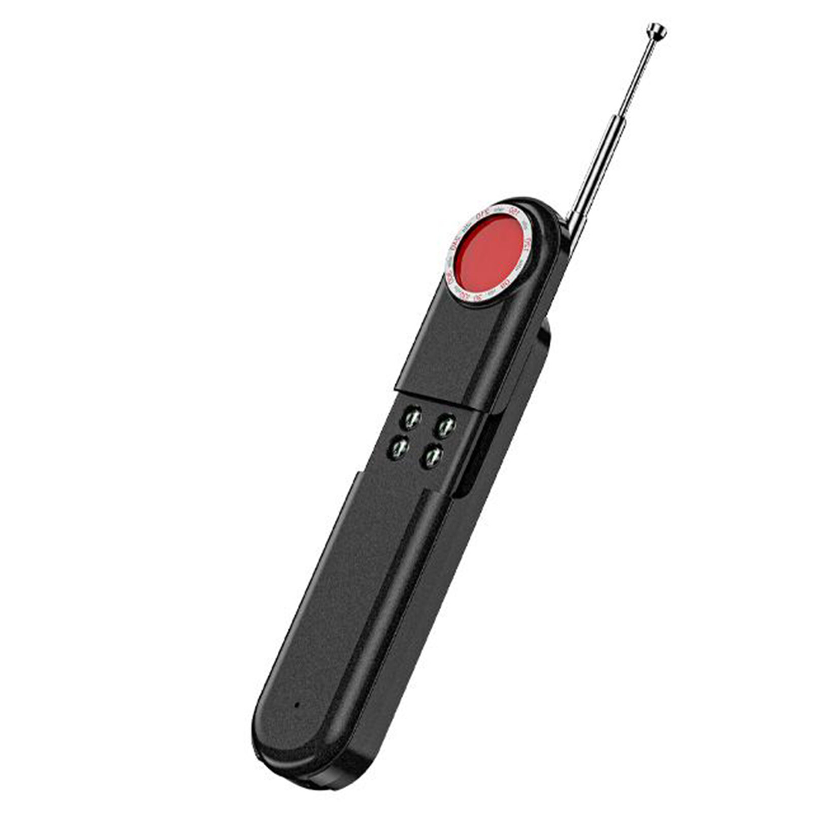 Детектор скрытых камер T01 Портативный детектор сигналов GPS/Wi-Fi с 6 уровнями чувствительности Материал ABS Цвет Черный Батарея 500mAh Интерфейс Type-C Диапазоны частот 2.4G/5G Время работы 8 часов Время зарядки 2-3 часа Размер изделия 11.2 * 2.85 *