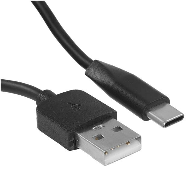 PERFEO Кабель USB2.0 A вилка - USB Type-C вилка, черный, длина 2 м, бокс (U4707)