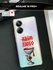 Чехол на Realme 10 Pro+ / Реалми 10 Про+ с принтом люби, прозрачный