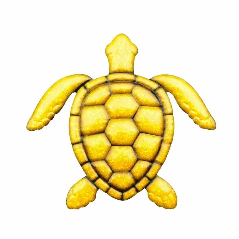 Черепаха настенная подвесная украшение гостиной для домашнего сада-желтый