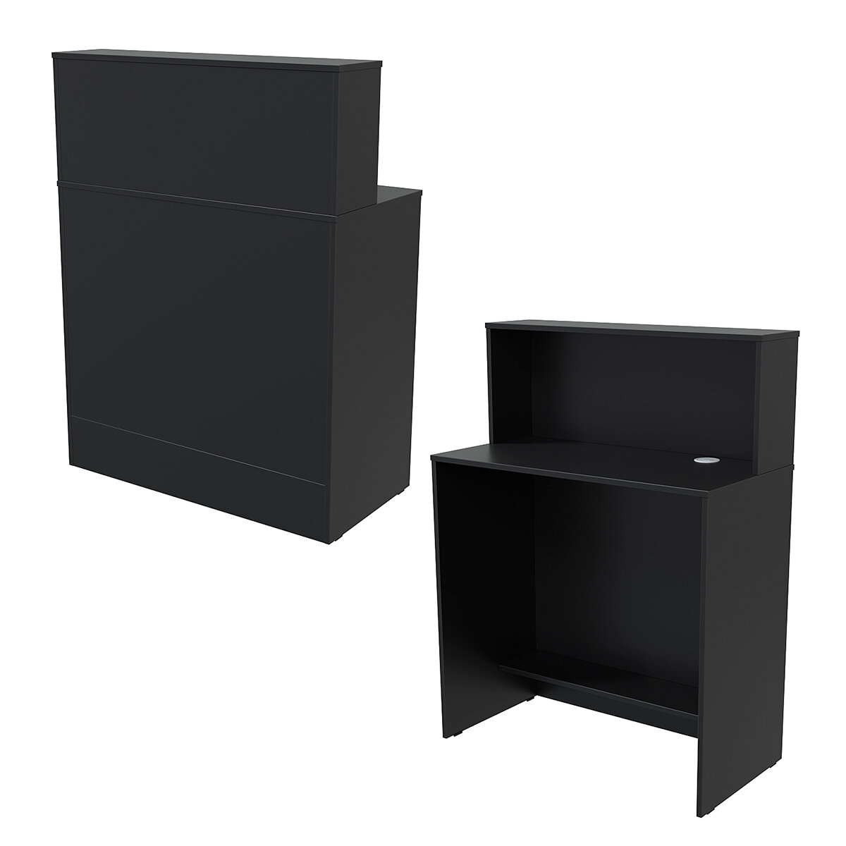 Ресепшен "тандем", Черный. Производитель товара - компания Westcom.