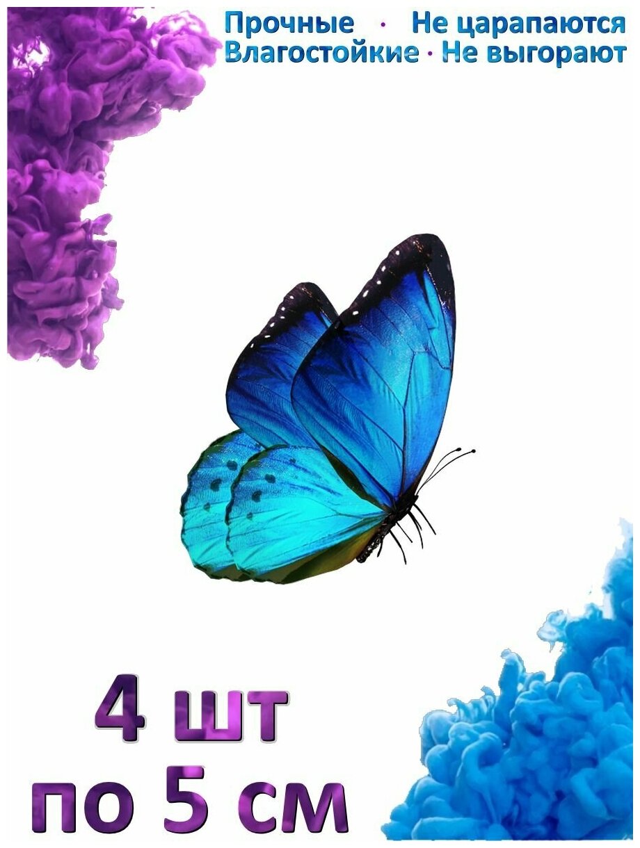 Наклейка на авто "Бабочка насекомое бабочка"