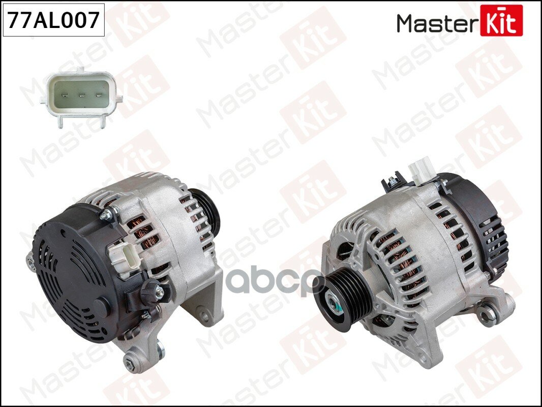 Генератор 14V 80A MasterKit арт. 77AL007