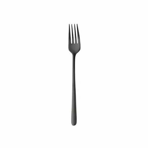Вилка десертная PINTINOX Sky Total Black, 18 см, нержавеющая сталь 18/10, PVD, цвет черный (2RDU0005)
