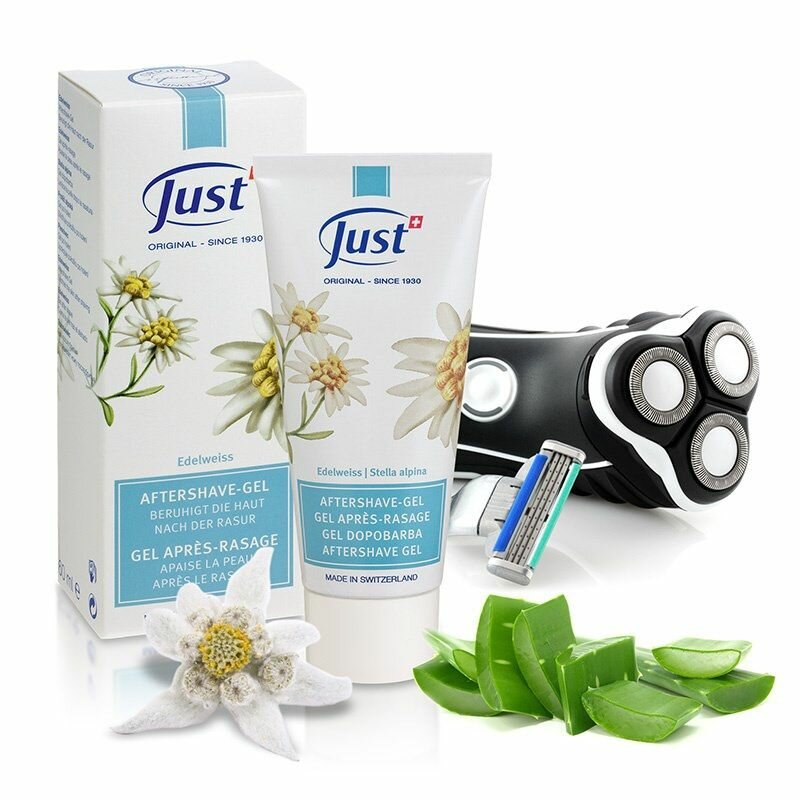 Гель после бритья с эдельвейсом Just 60 мл