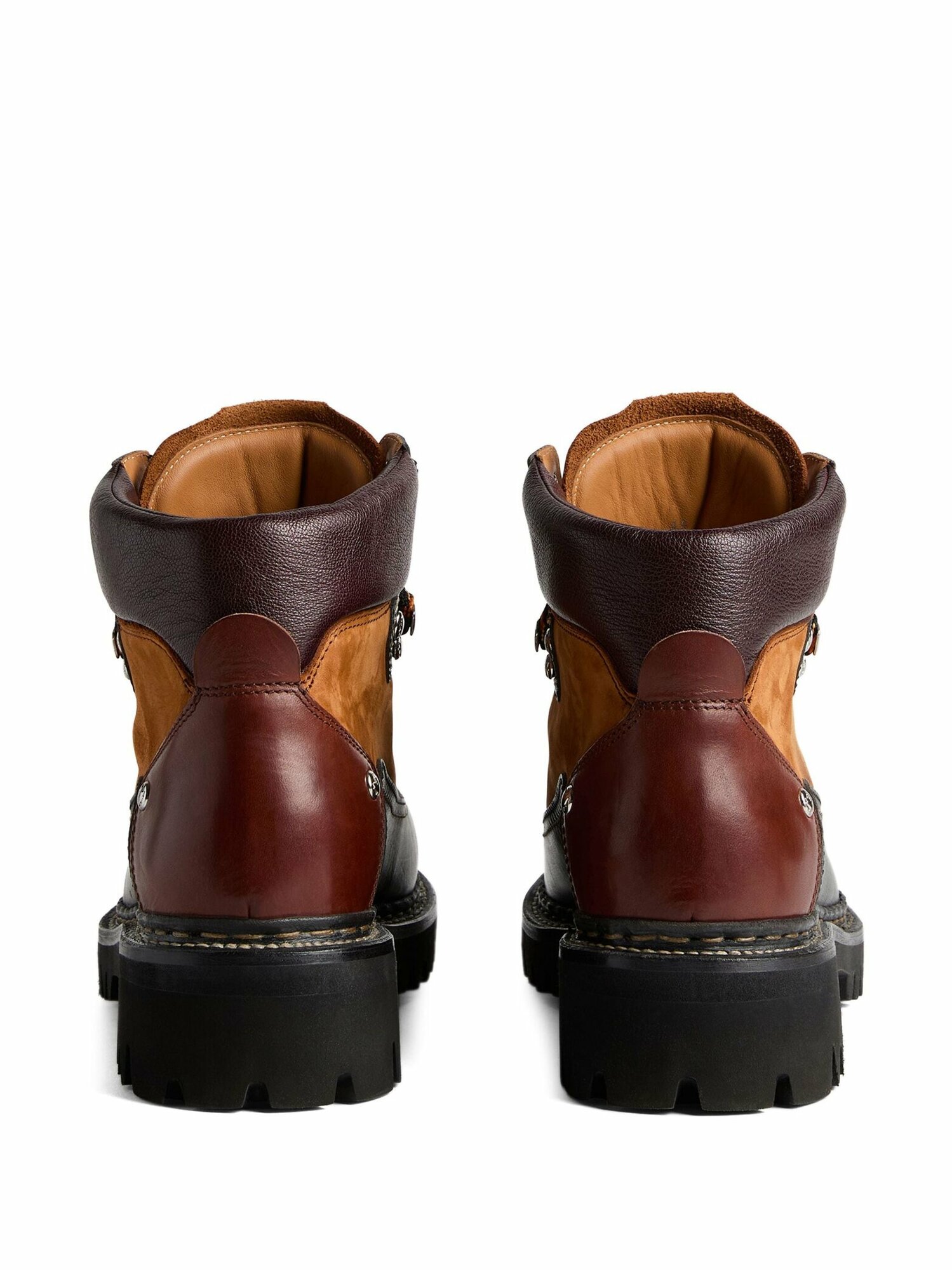 Ботинки DSQUARED2 Panelled leather hiking boots, размер 42.5 — фото 1