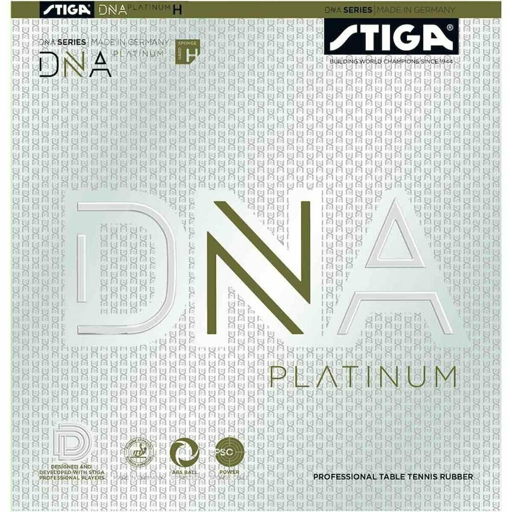 Накладка Stiga DNA PLATINUM H, цвет черный, толщина 2.1