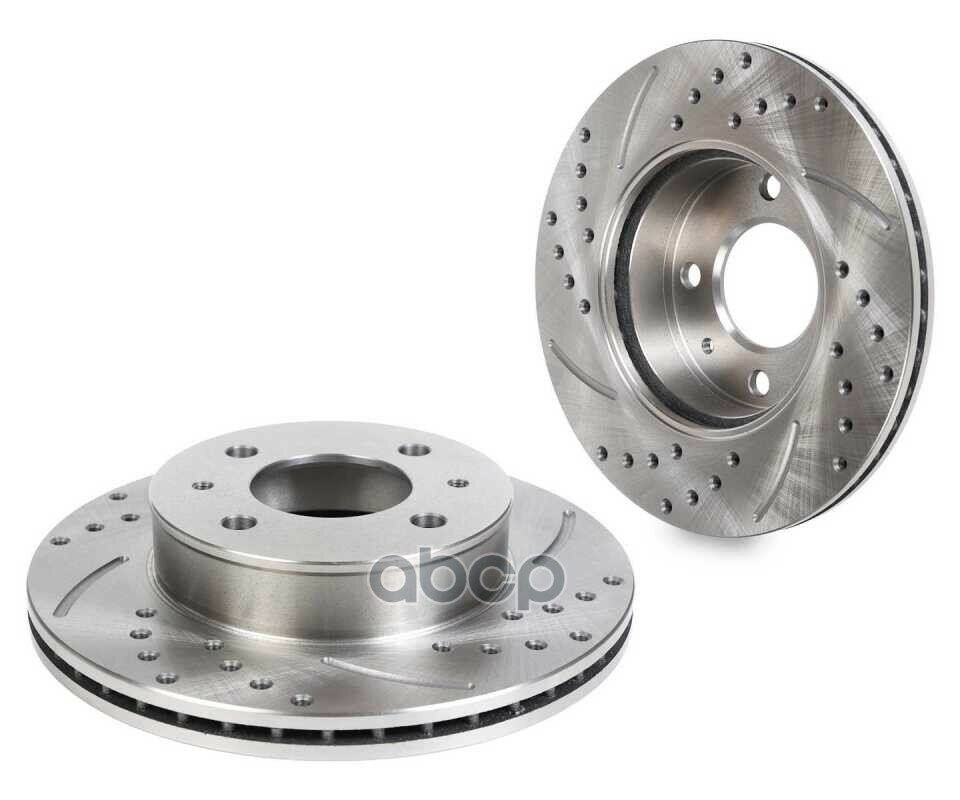 Диск тормозной пер. HYUNDAI ACCENT TAGAZ (99-), ACCENT II LS (99-), D=241MM, SPORT, вент, перф, к- VOLRAM арт. VR27125