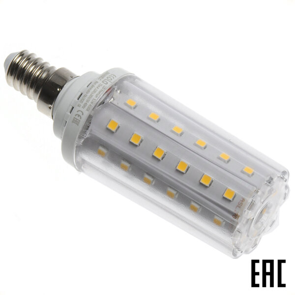 Лампа светодиодная "кукуруза" х/б свет 9.5Вт Z4NV95ELC 220В Е14 4000K Premium Ecola (2 шт. в комплекте)