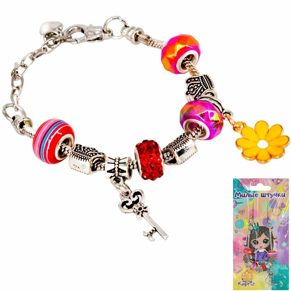 Набор для создания украшений Miss Kapriz Браслеты с шармами, пластик металл, от 3 лет (FCJ0919264)