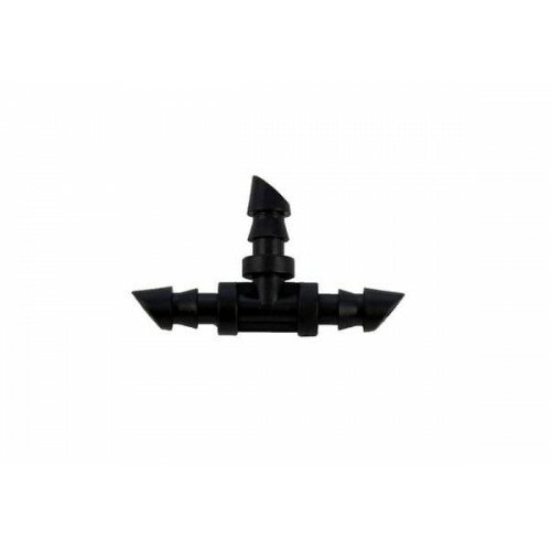 Тройник шип, 1/4″ для трубки 4 мм, (50шт)