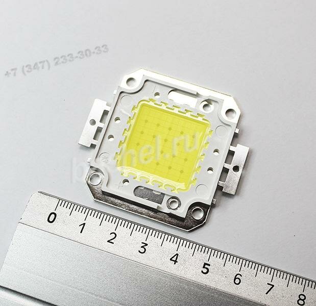 COB-20W 1900Lm, 6500k, 600mA, 30-34V PV020W White (для прожекторов), Мощный светодиод