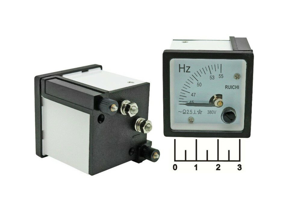 Измерительная головка частотомер 45-55Гц 380V 48*48мм