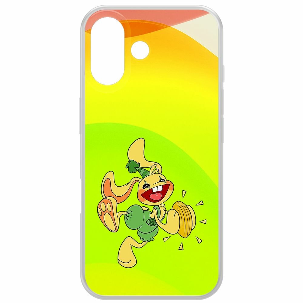 Чехол-накладка Krutoff Clear Case Хаги Ваги - Крольчонок Бонзо для iPhone 16