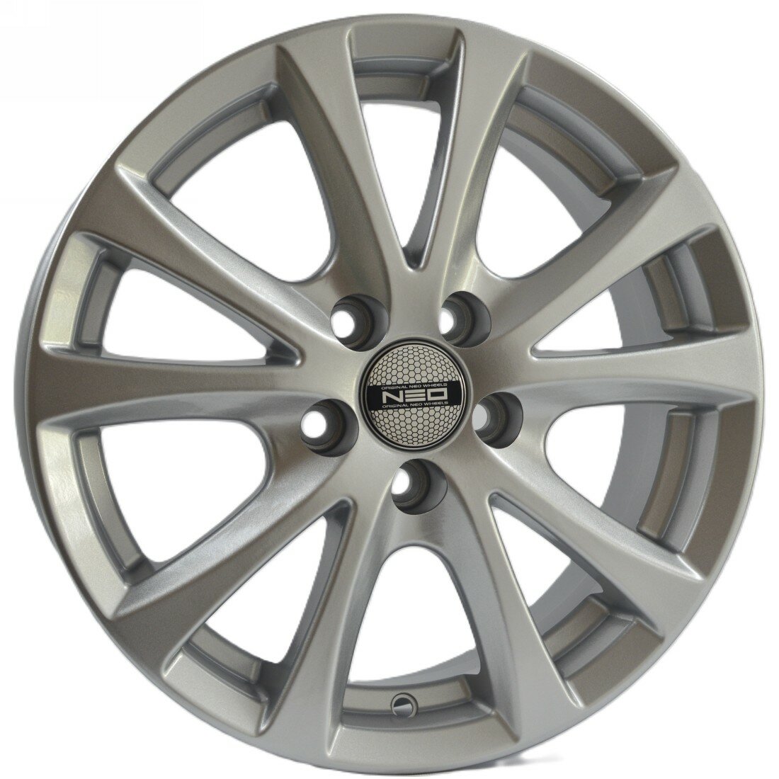 Колесный диск Neo 509 6x15 4x108 ET50 63,4 Silver литой для автомобиля