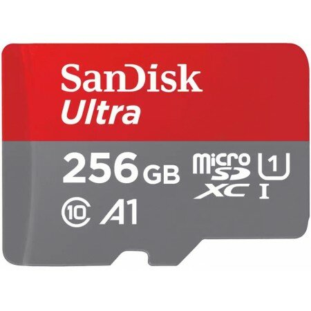 Карта памяти SanDisk Ultra microSDXC SDSQUAC-256G-GN6MA 256GB (с адаптером)
