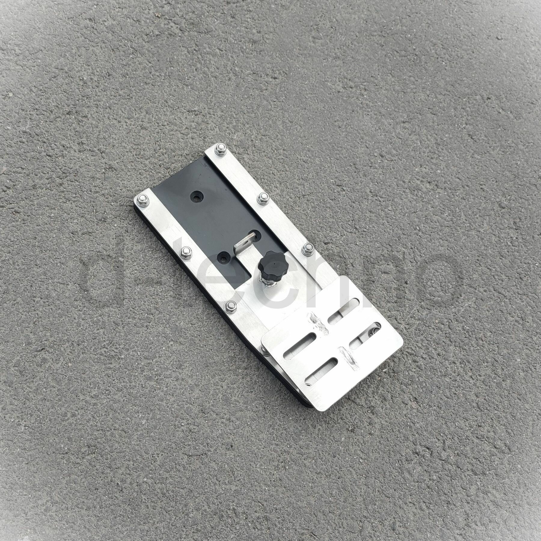 Крепление датчика эхолота, держатель на транец лодки в т. ч. пвх, нднд, риб для установки пластины кр