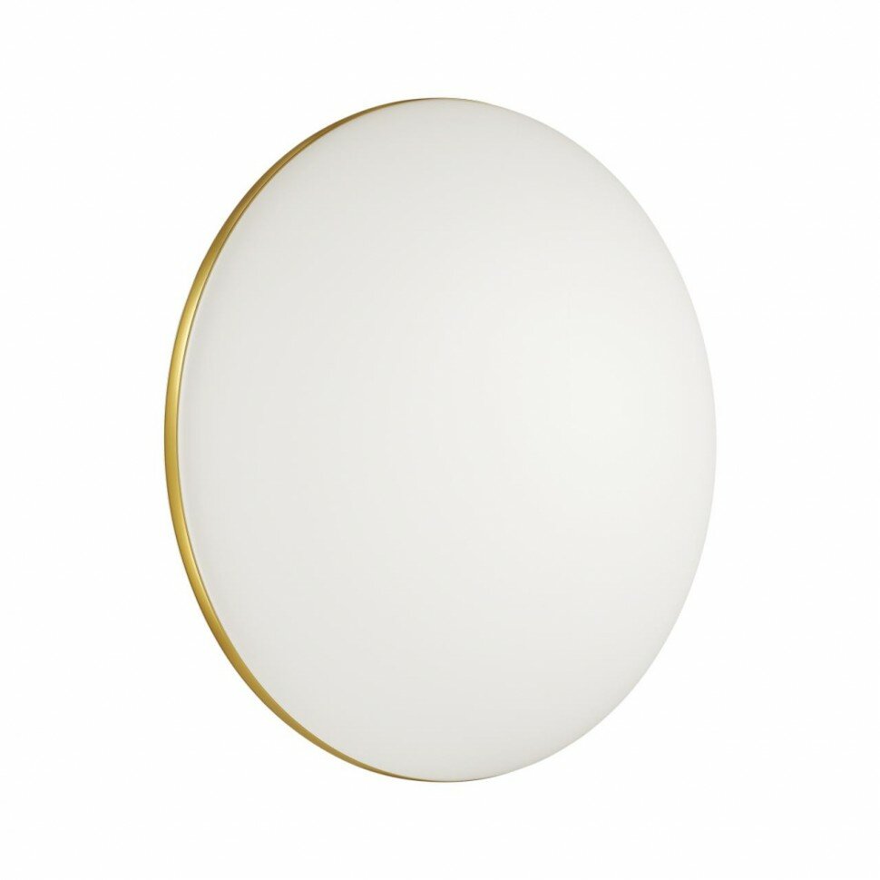 Сонекс 3043/DL TAN SN 025 Светильник пластик/белый/золотистый LED 48Вт 3000-6500К D385 IP43 пульт ДУ/ LampSmart LASSA