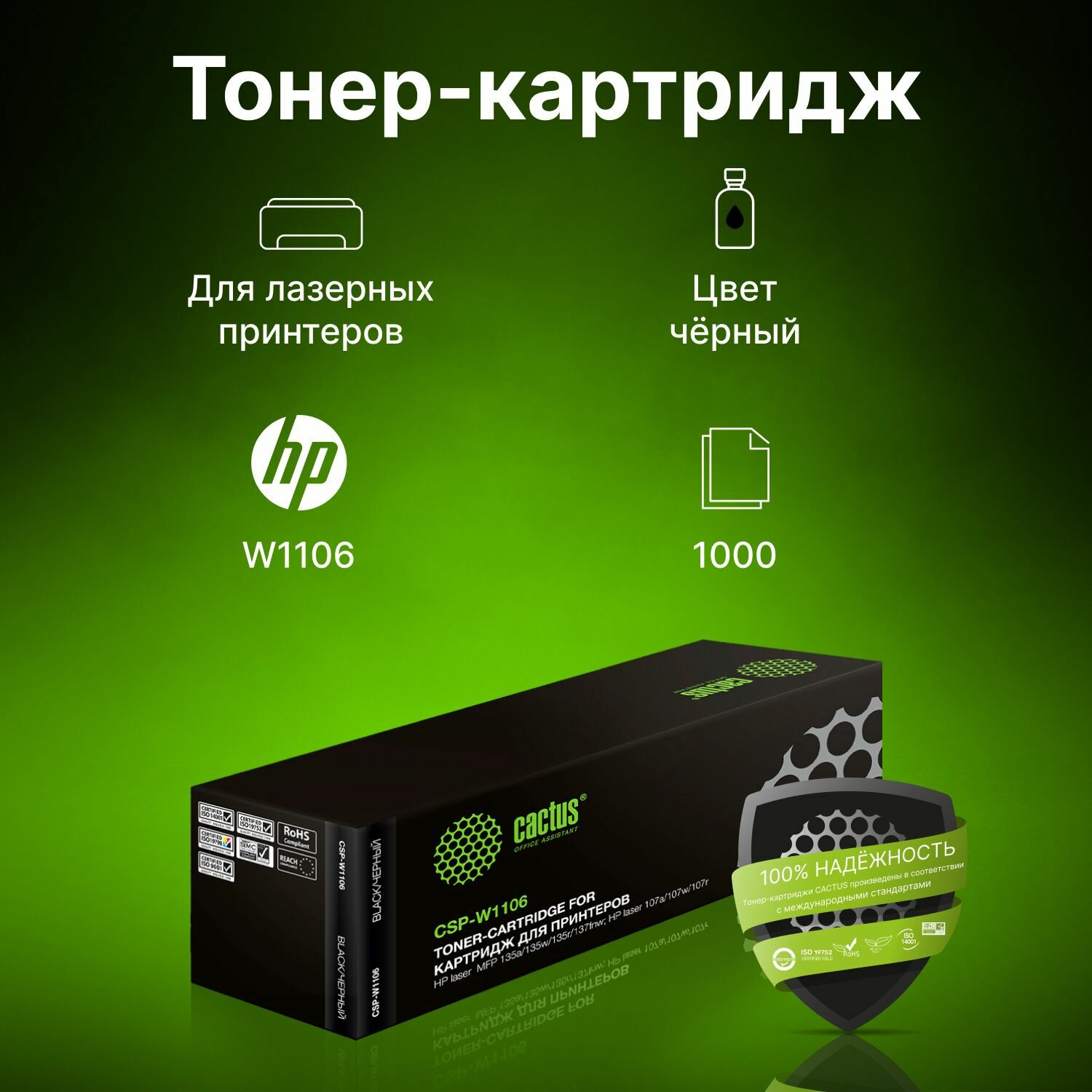 Картридж Cactus CSP-W1106