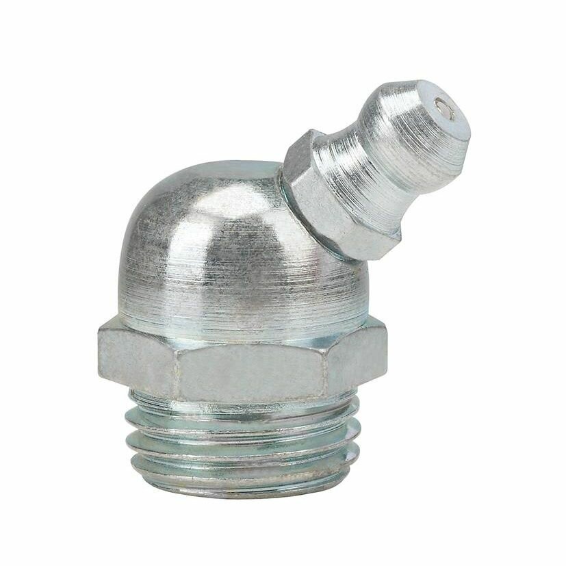 Коническая пресс-масленка (тавотница) H2 угловая 45гр. 1/4" упаковка 10 штук