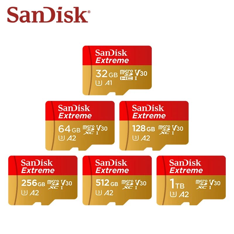 SanDisk Extreme microSDXC карта памяти 128 ГБ