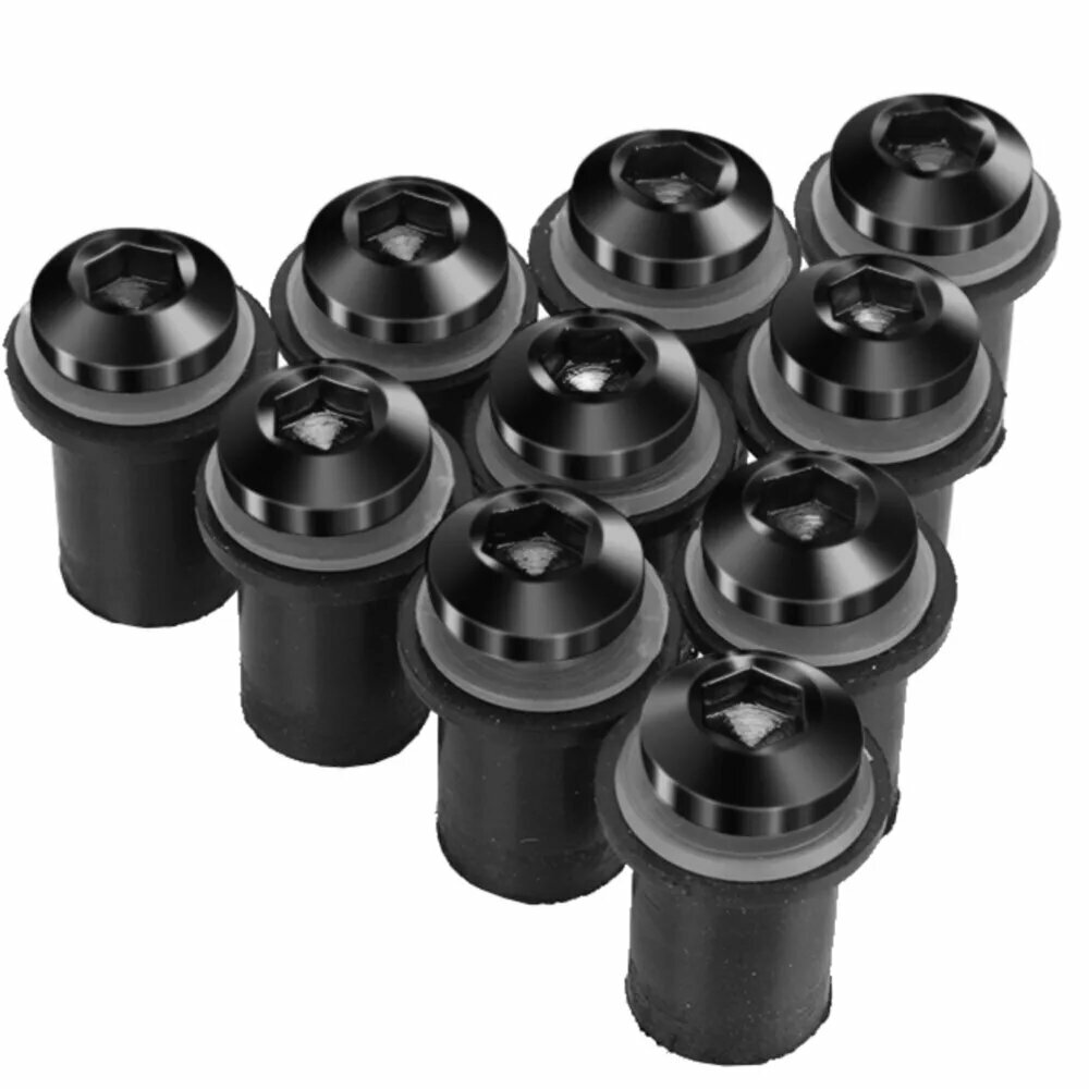 Комплекты болтов дефлекторов лобового стекла M5 для Honda CBR 600 F2, F3, F4, F4i CBR600F CBR600 CBR 600F 600 F 1991-2020 2022 Черный, Black