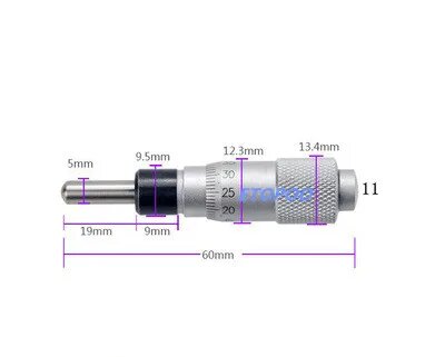 Микрометры ETOPOO 0-6,5 мм, 0-13 мм, 0-25 мм, 0-50 мм 13mm Round head A