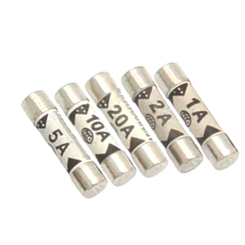 10 шт. британские предохранители BS1362 6*25, заполняющий песок, беспорядки, керамический предохранитель 6x25 мм 1A 2A 3A 5A 10A 13A 15A 20A 240V 10A (10PCS)