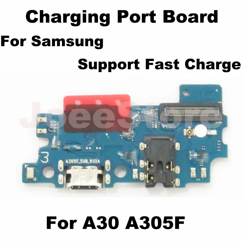 Плата порта зарядки для Samsung A51 A50 A31 A11 A01 A10 A02S A03 A30 A22 Микрофонный модуль USB Разъем для быстрой зарядки Гибкий кабель