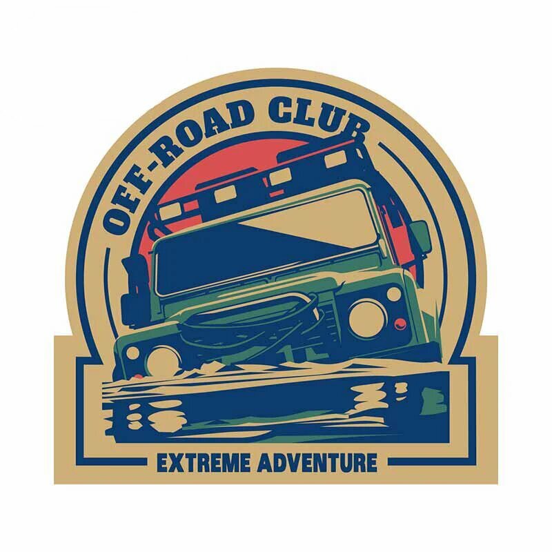 Наклейка на внедорожник Off-Road Club M501-A PVC