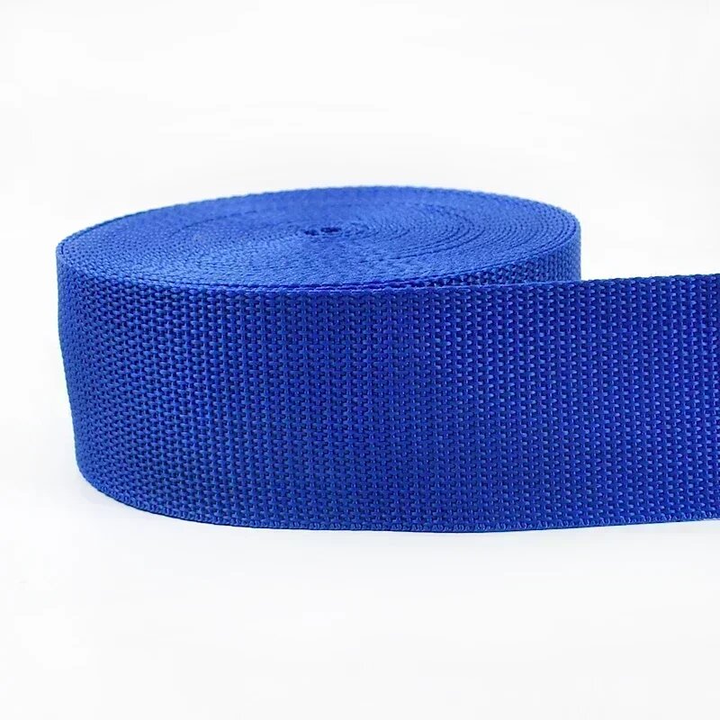 Meetee полипропиленовая нейлоновая лента 20-50 мм 5 метров Синий, RoyalBlue, 38mm