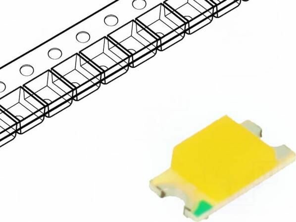 Светодиод OPTOSUPPLY OSM51206C1E LED SMD 1206 white warm 400 450mcd 120 град. 20mA 3 3.6V 108mW 1 шт