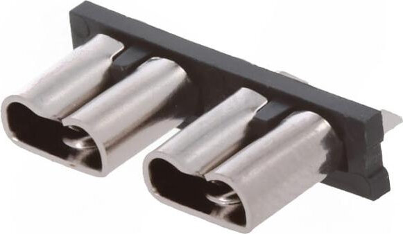 Гнездо KEYSTONE KEYS3522-2 30А Контакты: латунь -50-145 град. C UL94V-0 500ВAC 1шт