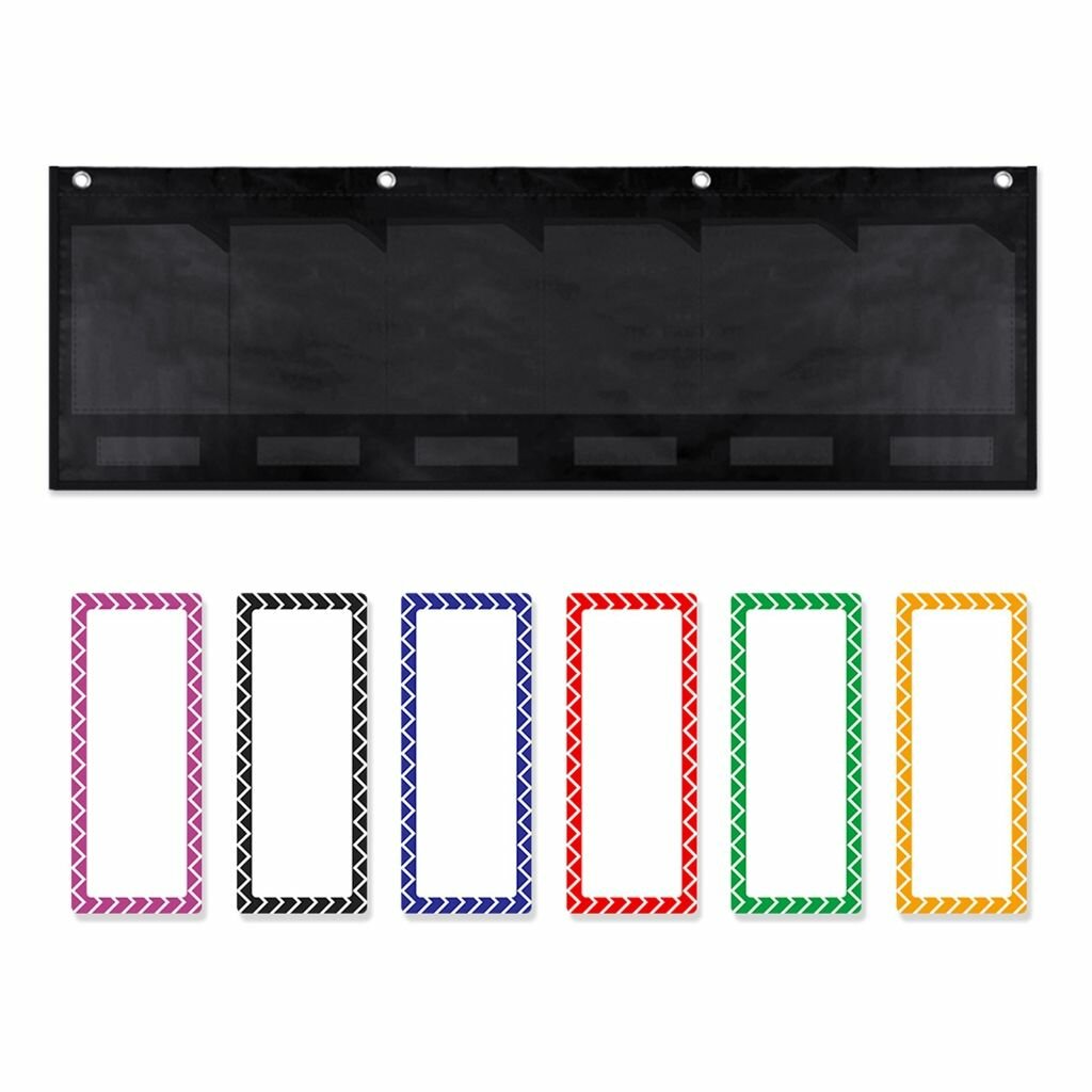 Настенный карман для хранения детских рисунков, школьных тестов, картин, демонстраций, Черный